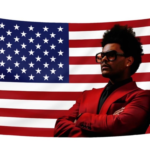 Wall Decor | The Weeknd Singer Hip Hop Rapper Flag Tapestry 3x5 Ft ...